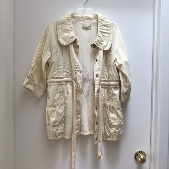 Miss Me | Jackets & Coats | Pale Yellow Denim Jacket | Poshmark